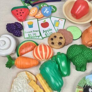Toys | Play Food Toy Kitchen Set 72 Pieces Fruit Groceries Meat ...